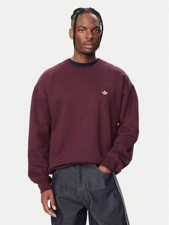 adidas Sweatshirt Trefoil Essentials LL1046 Dunkelrot Regular Fit
