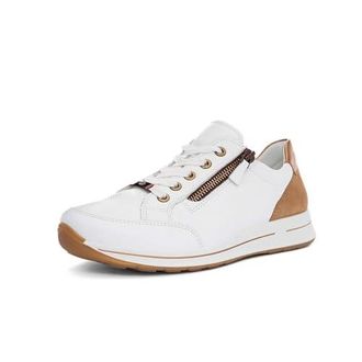 Ara Ara Women Osaka Sneaker, White Biscuit Whisky, 6.5 UK