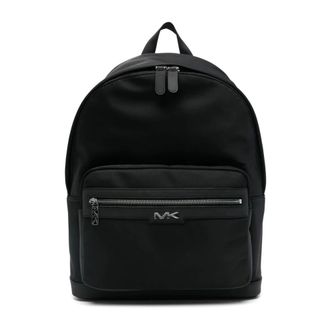 Michael Kors Homme, Sacs, Noir, Taille: ONE Size Logo Detail Backpack