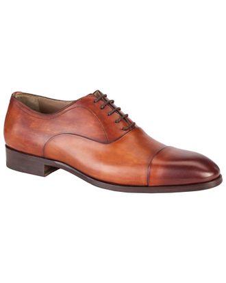 Magnanni Businesss-Schuhe in Oxford-Form aus Glattleder in