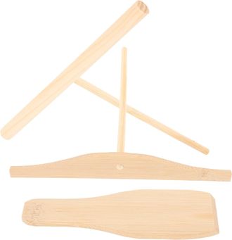 Amosfun Holz Crêpe Verteiler Und Wender Crêpe-spatel Pfannkuchen-maker Haushalt Kochutensilien Zum Gleichmäßigen Verteilen Von Teig