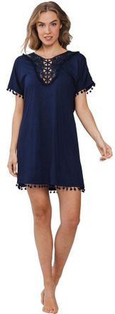 Pastunette Strandkleid Damen Kleid mit Spitze (1-tlg) Sommerliches Design