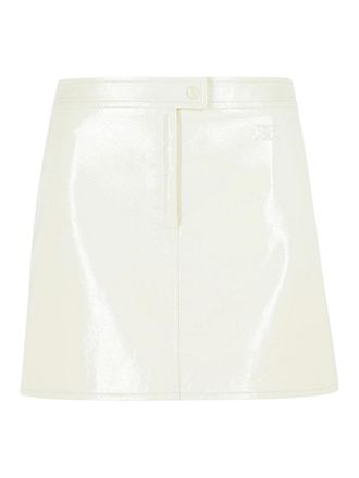 Courr&egrave;ges Mini Jupe - Blanc