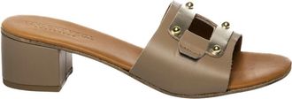 Vincent Vega Cutter Heeled Mule - - Shoes - Damen - Beige - 41 EU