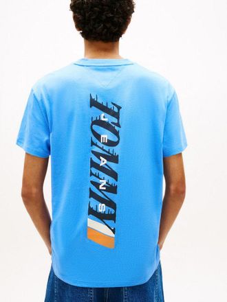 Tommy Jeans T-Shirt REGULAR VINTAGE LA BACK Regular fit mit Markenprint