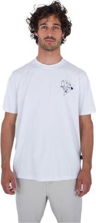 Hurley M Kai Lenny Hawaii SS Tee T-Shirt, Blanc, M Homme