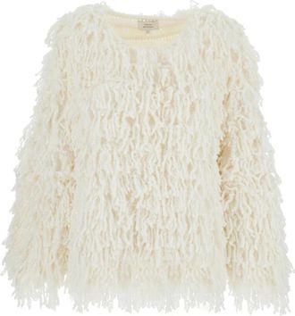 Loulou Studio Damen, Strickwaren, Weiß, XSGröße