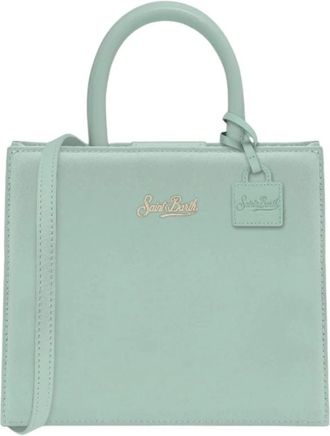 Saint Barth Femme, Sacs, Vert, Taille: ONE Size Borsa Shop mini strutturata