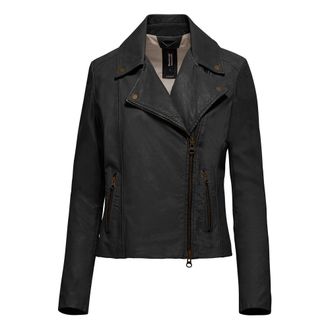 Bomboogie Femme, Vestes, Noir, Taille: 42 FR Tiss Lambskin Jacket