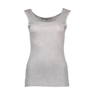 Silvian Heach Elegantes Tanktop mit breiten Tr&auml;gern - - Tops - Damen - Grau - XS