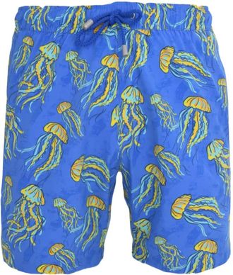 BLUEMINT short de bain à imprimé graphique - Bleu