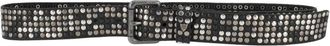 HTC 5.000 Nieten G&uuml;rtel - - Accessories - Damen - Schwarzk - 80 CM