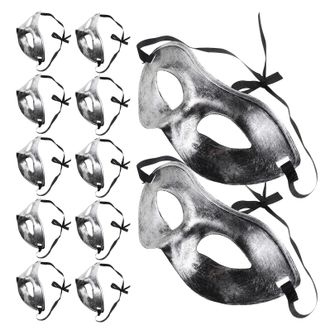 Soimiss 15 St&uuml;ck Teiliges Vintage Halbgesichts Masken Venezianische Maskerade Augenmasken f&uuml;r Damen Herren Halloween Cosplay Party Maske Stilvolle Kost&uuml;m mask