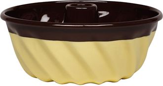 Riess 0495-573, Guglhupfform, Durchmesser 22 cm, Truehomeware, SCHOKO/VANILLE, EDITION SARAH WIENER, Emaille