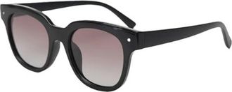 Generic Urltralight Lunettes de soleil carrées pour homme Uv400 Vert Gris Lunettes de soleil tendance pour femmes, noir avec marron, taille unique 2026