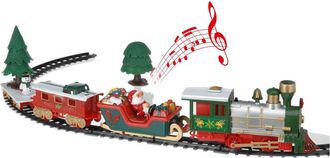 Viscio Trading VISCIO Trading 172492 Zug von Weihnachten, Kunststoff, Mehrfarbig, 90 x 42 x 1 cm