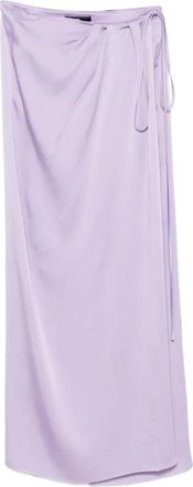 CHB Christian Boaro Christian Boaro, Femme, Jupes, Violet, Taille: 34 FR Wrap Maxi Skirt