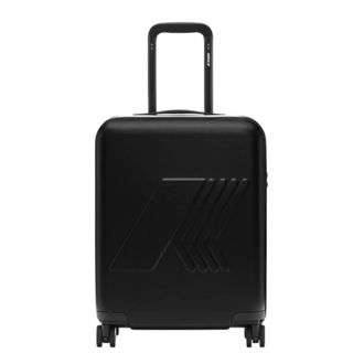 K-Way Hartschalen-Handgep&auml;ck mit Spinner-R&auml;dern - - Suitcases - Herren - Schwarzk - ONE SIZE