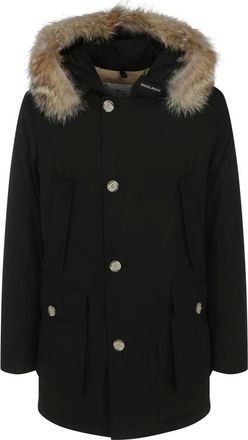 Woolrich Homme, Vestes, Noir, Taille: XL Parka Arctic avec D&eacute;tail en Fourrure