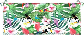 Generic Gartenbankauflage, Bankauflage Sitzkissen Outdoor, Polsterauflage, Auflage f&uuml;r Gartenbank, Bankpolster, Bankkissen, Oxford-Gewebe(Anthrazit 100x50x7cm