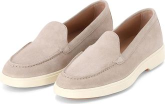 Santoni Loafer - Flat Shoes Beige - Gr. 38 (EU) - in Beige - f&uuml;r Damen