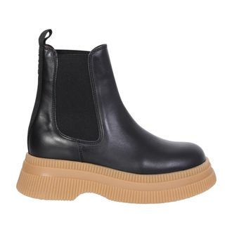 Ganni Schwarze Damen Stiefeletten - - Shoes - Damen - Schwarzk - 37 EU