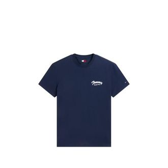 Tommy Hilfiger T-shirt col rond uni &agrave; s&eacute;rigraphies