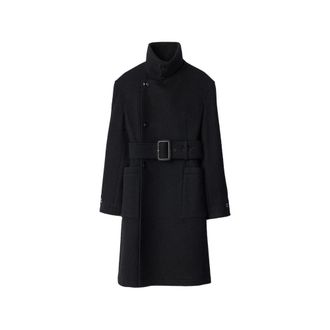 Christophe Lemaire Femme, Manteaux, Noir, Taille: 36 FR Manteau portefeuille ajust&eacute;