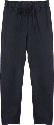 Semicouture Femme, Pantalons, Noir, Taille: 38 FR Pantalon &Eacute;lastiqu&eacute; &agrave; Cordon de Serrage