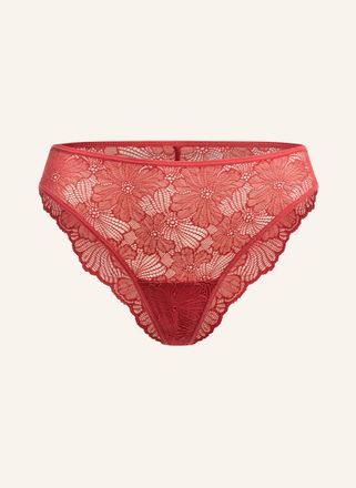 erlich textil Erlich Textil Classy Lace Spitzen Slip Aus Recyceltem Polyamid - Atmungsaktiv rot