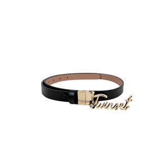 Twinset Femme, Accessoires, Noir, Taille: L Logo Belt Bicolore