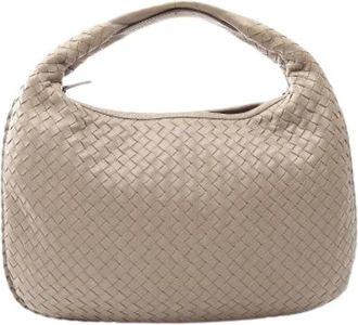 Bottega Veneta Pre-owned Sac bandouli&egrave;re en cuir Veneta Intrecciato - Femme - Pre-owned - Beige - Taille: ONE Size