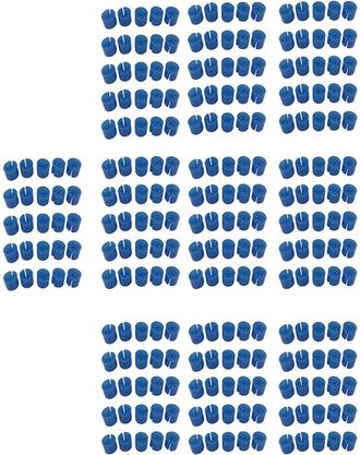 Perfeclan 300 STK. Premium Größenfinder Größenmarker Größenreiter Größentrennung für Kleiderbügel, Dunkelblau