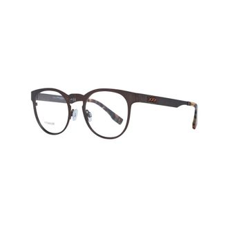 Ermenegildo Zegna Bronzene Runde Titan Optische Brillen - - Accessories - Herren - Braun - ONE SIZE