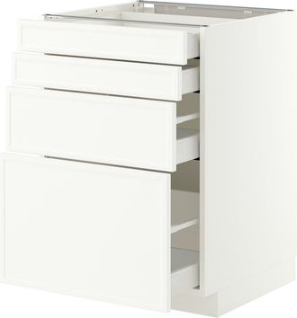 IKEA METOD / MAXIMERA Unterschr., 4 Fronten/4 Schubladen