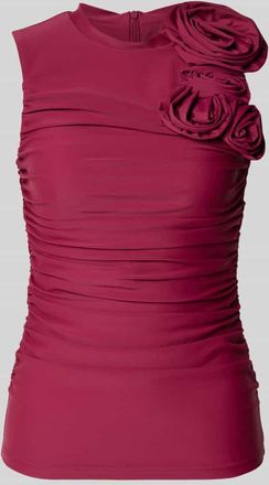Vero Moda Slim Fit Bluse mit floralem Besatz Modell Orchida