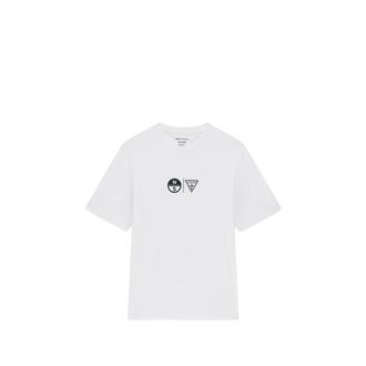 Guess T-shirt imprim&eacute; en coton m&eacute;lang&eacute;