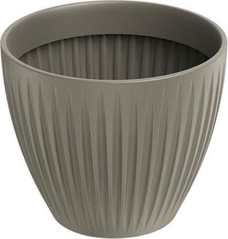 Prosperplast Blumentopf Latia rund, &Oslash;30 x 25 cm, Mokka