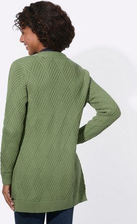 Witt Strickjacke Strickjacke Langarm Strukturstrick