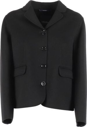 Max Mara Femme, Vestes, Noir, Taille: 36 FR Giacca Magia