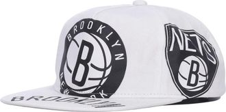Mitchell & Ness NBA Flache Schirmkappe Brooklyn Nets - - Accessories - Herren - Wei&szlig; - ONE SIZE