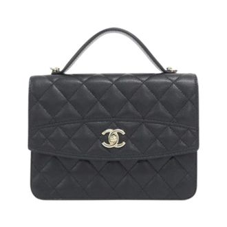 Chanel Pre-owned Vintage Backpack - Femme - Pre-owned - Noir - Taille: ONE Size