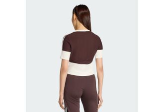 adidas Originals T-Shirt HEMD MIT V-AUSSCHNITT UND KNOPFLEISTE (1-tlg)