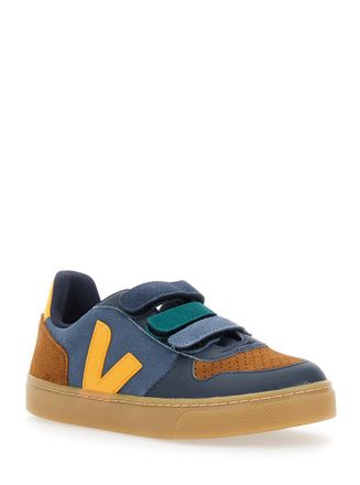 Veja Boys V-10 Multicolor Low Top Sneakers Suede Trainers