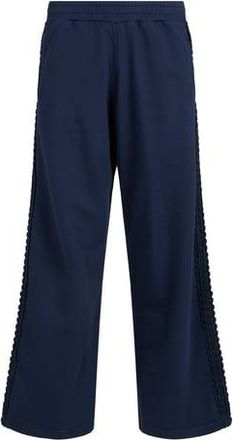 Arte Pantalon droit &agrave; broderie en coton