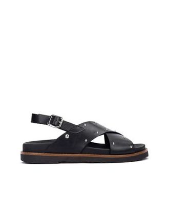 Pikolinos Sandales en Cuir pour Femmes Aitana W7Z, Pointure:37 EU, La Couleur:Noir