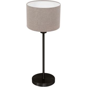 Steinhauer Mexlite - lampe de table - Noor - gris noir - m&eacute;tal textile