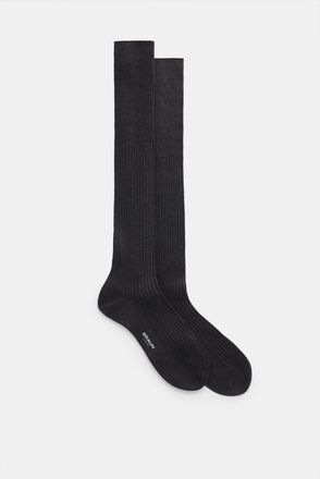 Falke Herren - Kniestrumpf No. 10 dunkelgrau
