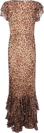 Rixo Maxi Robe - Marron
