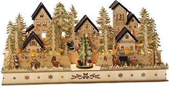 Konstsmide Gnosj&ouml; WB Holzsilhouette Haus warmwei&szlig; 3255-100